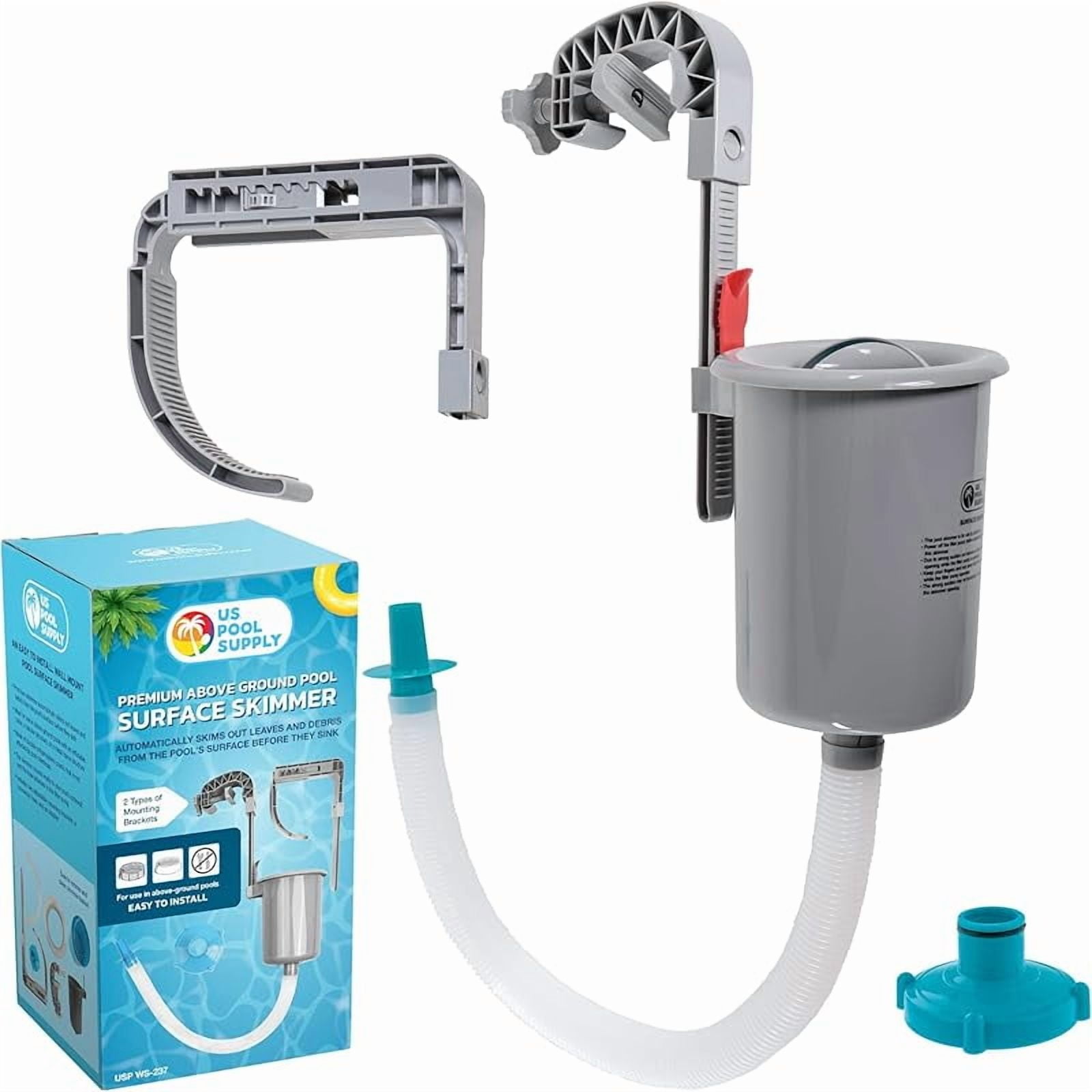 Pool Skimmer - Above Ground Pool Skimmer, Floating Surface Skimmer ...