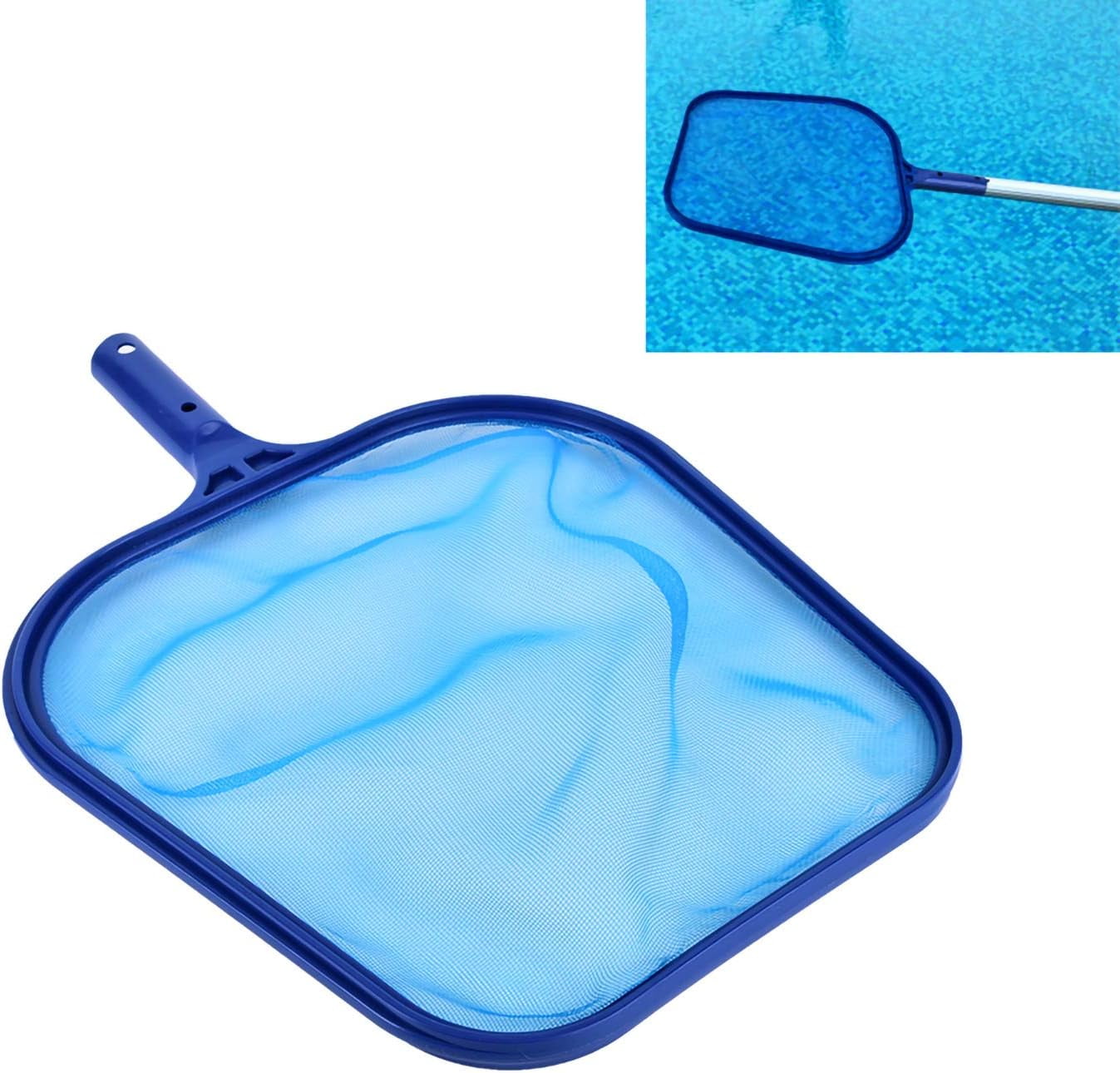 Pool Skimmer Net with 17-41 Inch Telescopic Pole Leaf Skimmer Mesh Rake ...