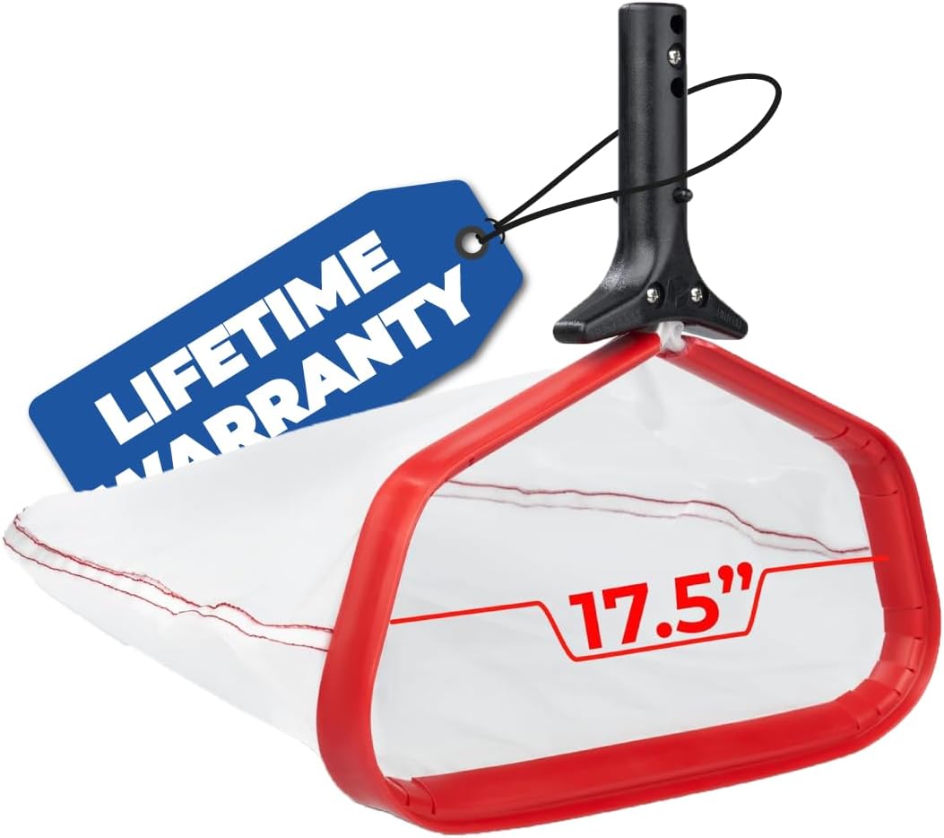 A Akraf Pool Skimmer Net, Heavy Duty Leaf Rake, Fine Mesh Net Bag ...