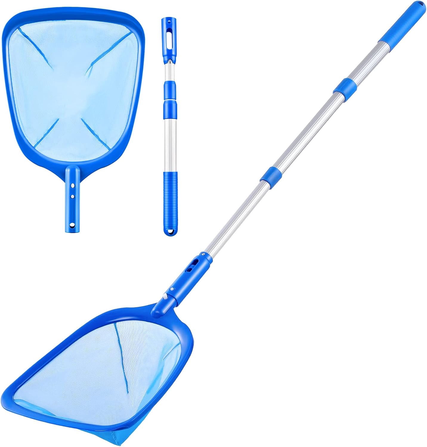 Pool Skimmer - Pool Skimmer Net with Reinforced Frame, Professional ...