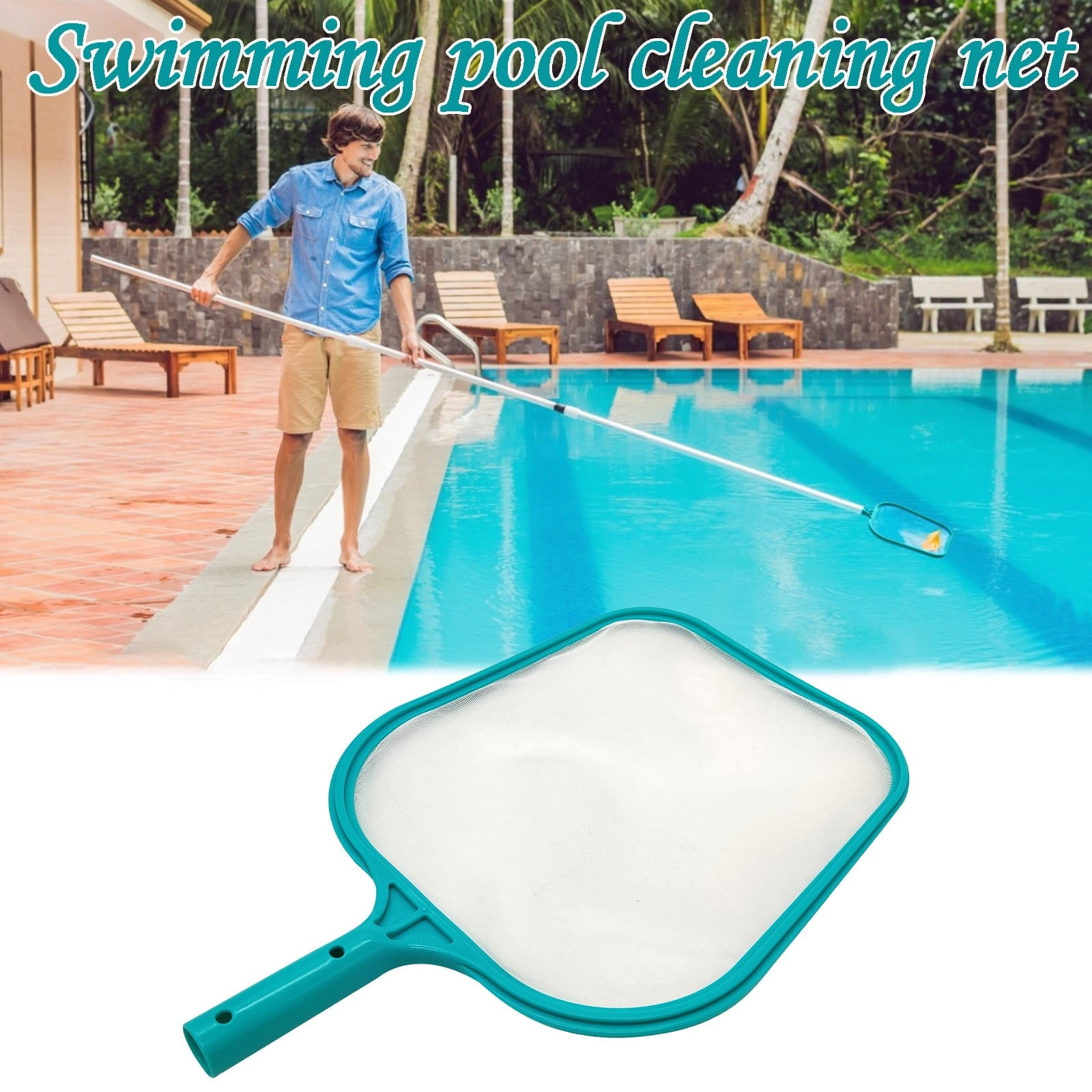 Pool Skimmer - Pool Skimmer Net Without Pole, 16.5" x 9.5", Pool Net ...