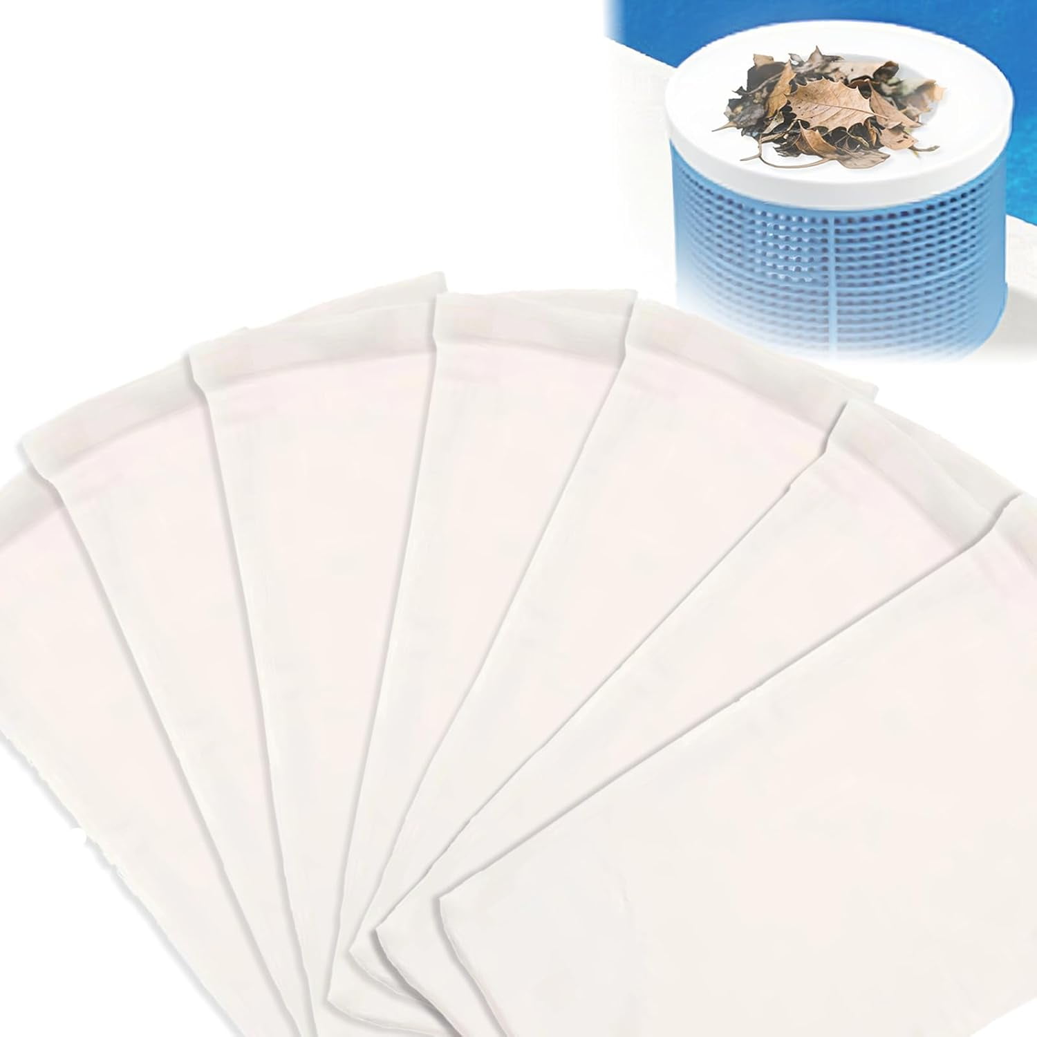 Pool Skimmer Socks 2025, Ultra-Fine Mesh Basket Covers for Inground ...