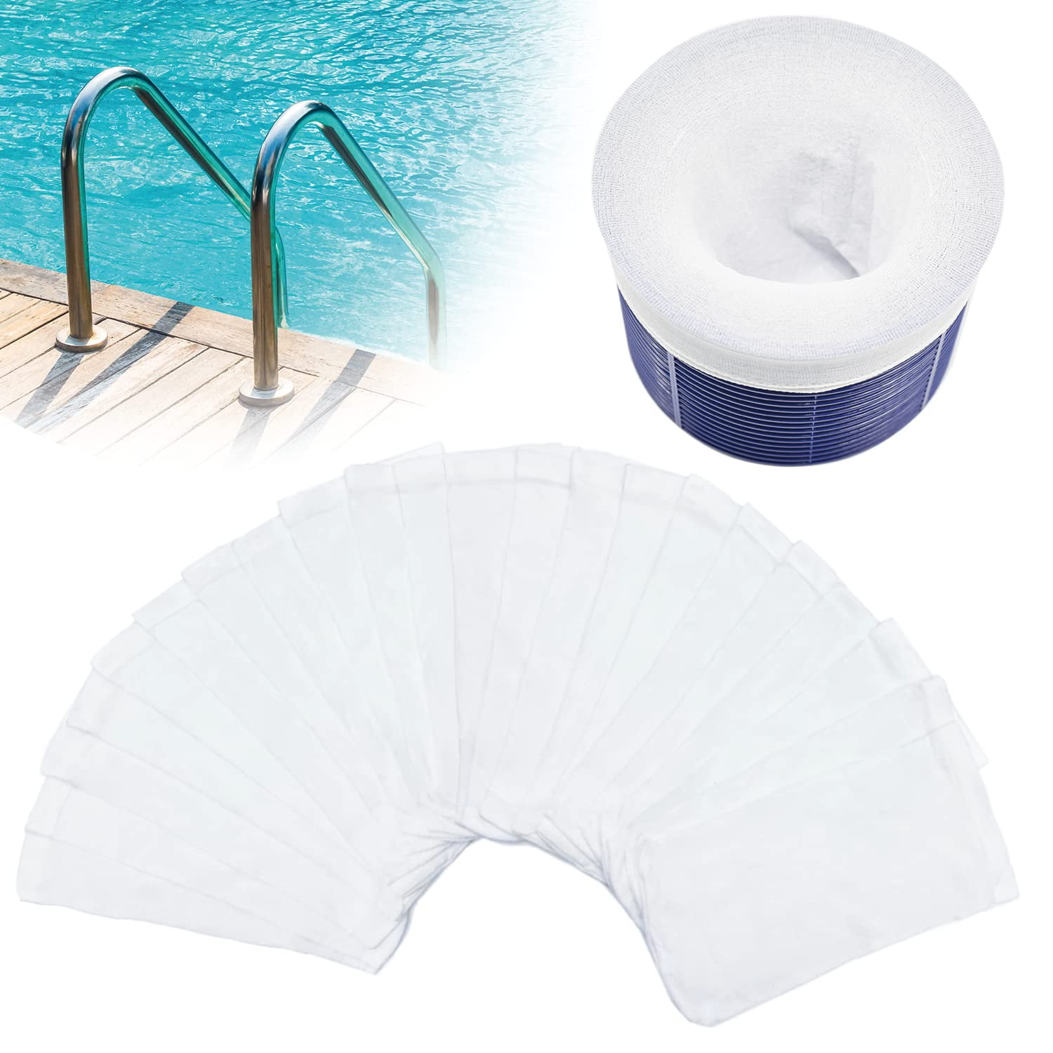 Pool Skimmer Socks Filte - 10PCS Pool Socks Skimmer Cleaning Filter ...