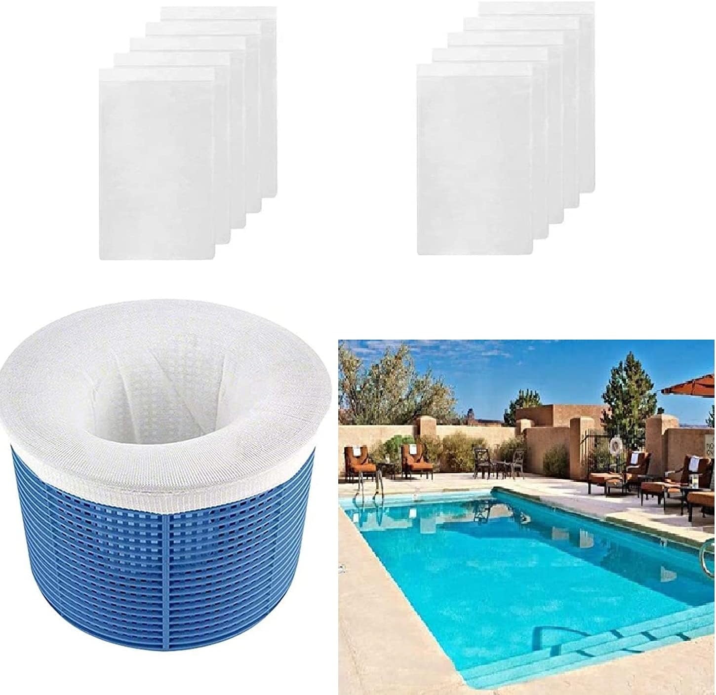 Pool Skimmer Socks, Pool FilterSaver Socks Net, Savers for Filters ...