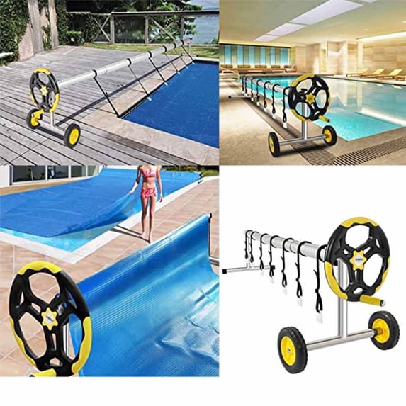 Pool Solar Cover Reel Attachment Kit Straps And Clips For Inground ...