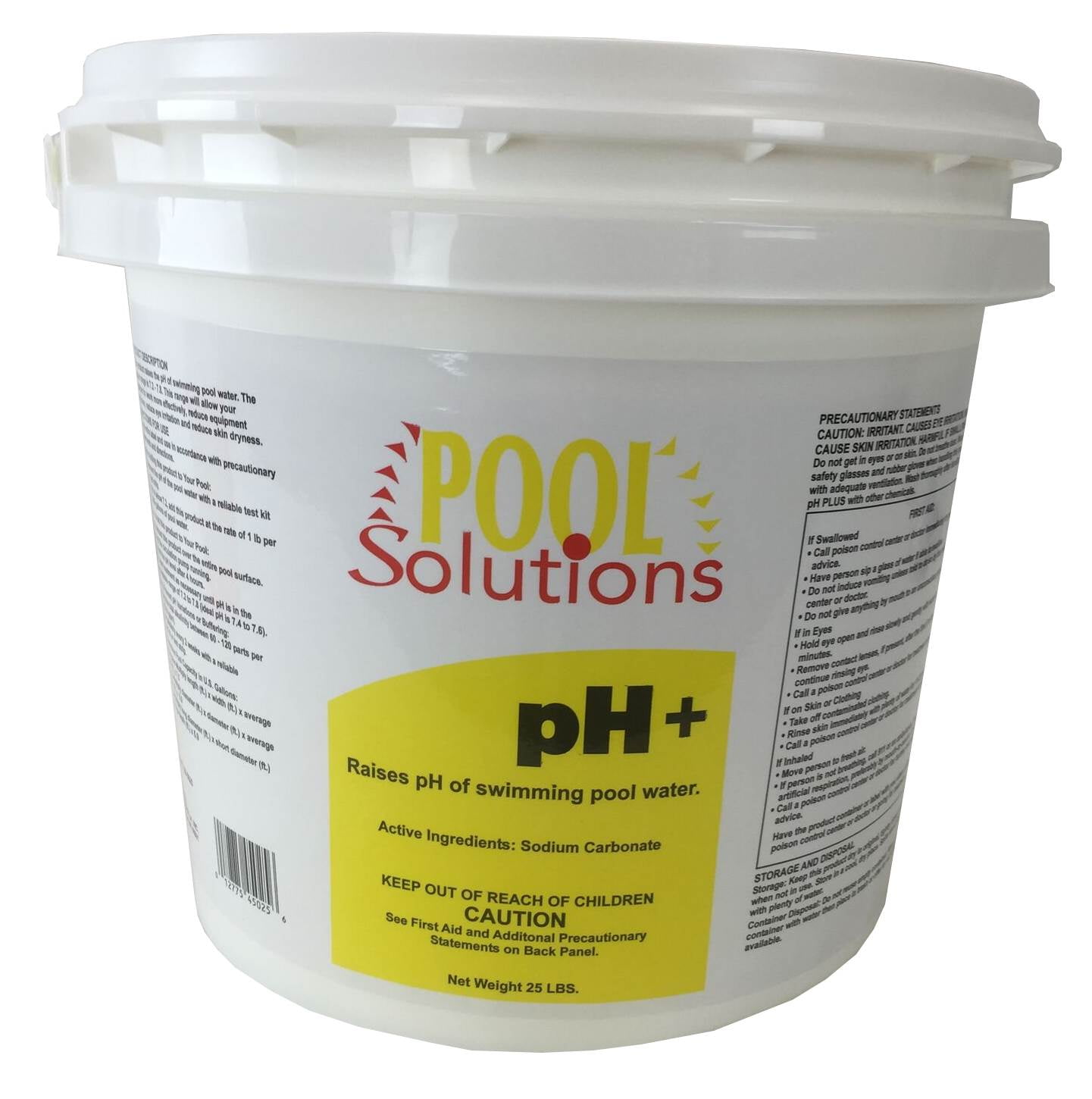 Pool Solutions Swimming Pool 25 Lbs Water Balance pH+ Plus Increaser ...
