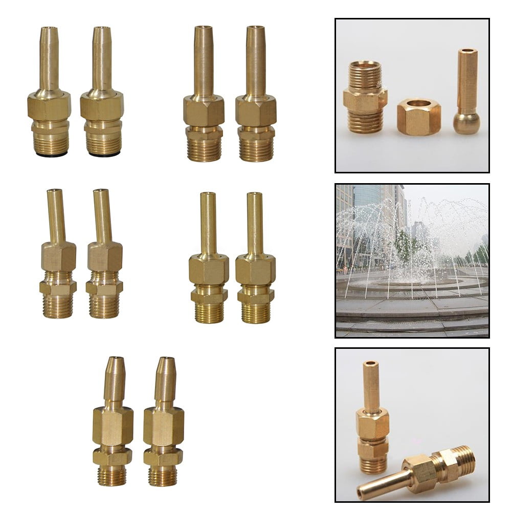 Pool Spa Brass Deck Jets 5 Sizes 2pcs - Walmart.com