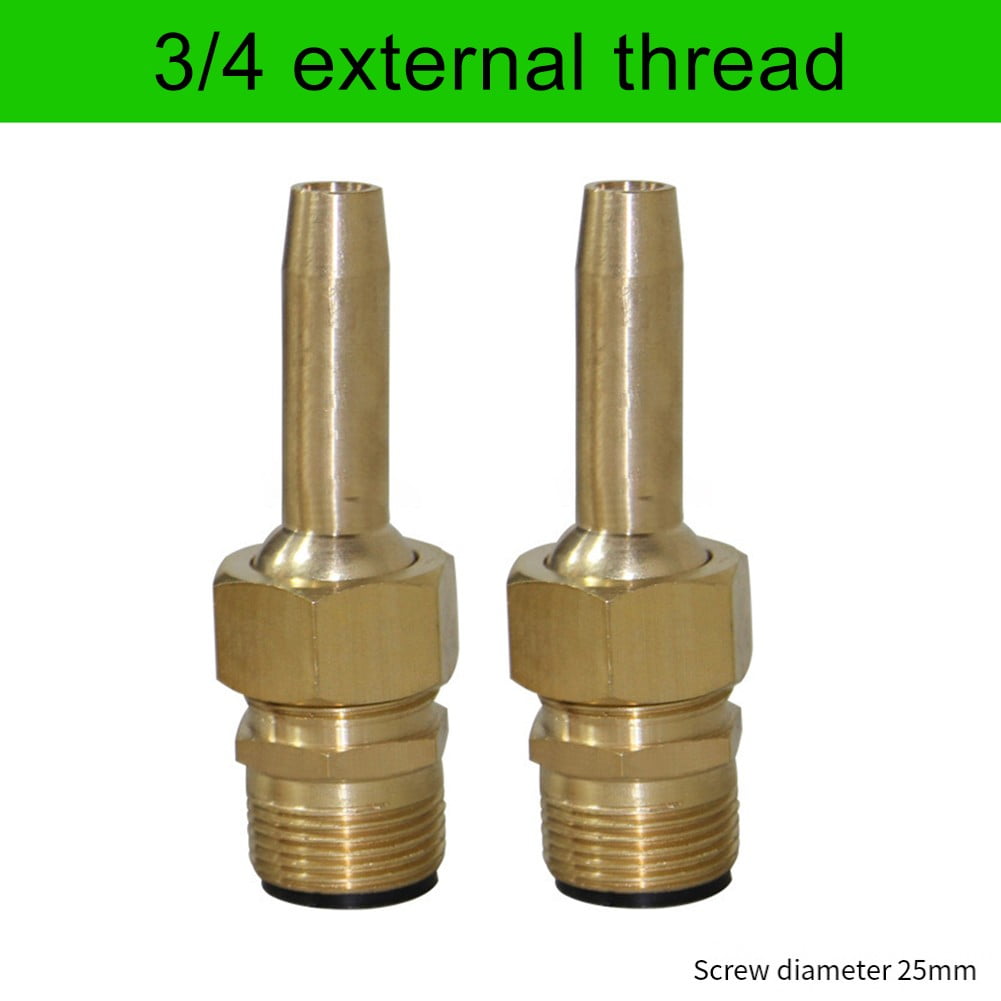 Pool Spa Brass Deck Jets Adjustable Nozzles 5 Sizes 2-Pack Swimming ...