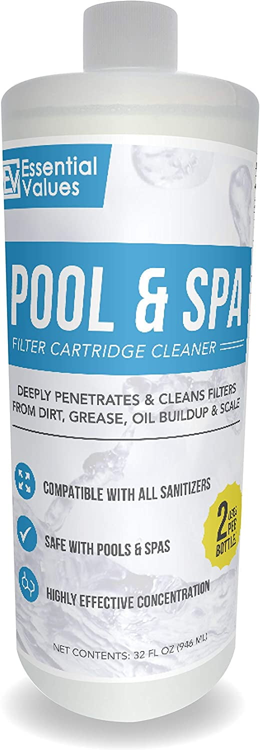 Pool & Spa Cartridge Cleaner Tablets (2 Pack) - Removes Debris & Oils ...