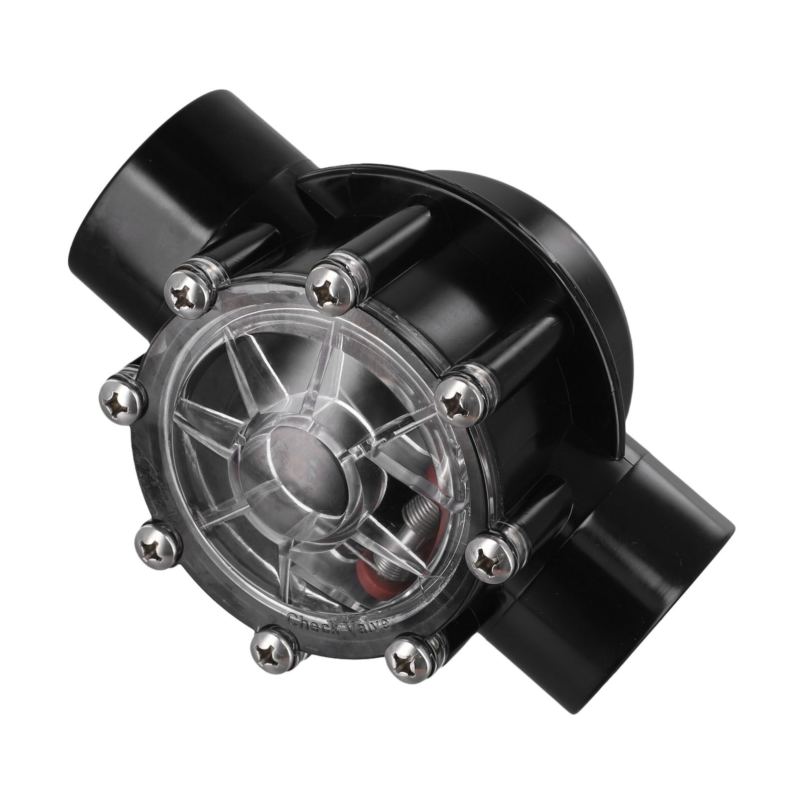 Pool & Spa Check Valve 1-1/2 to 2 Inch Straight Through Flow 180 Degree ...