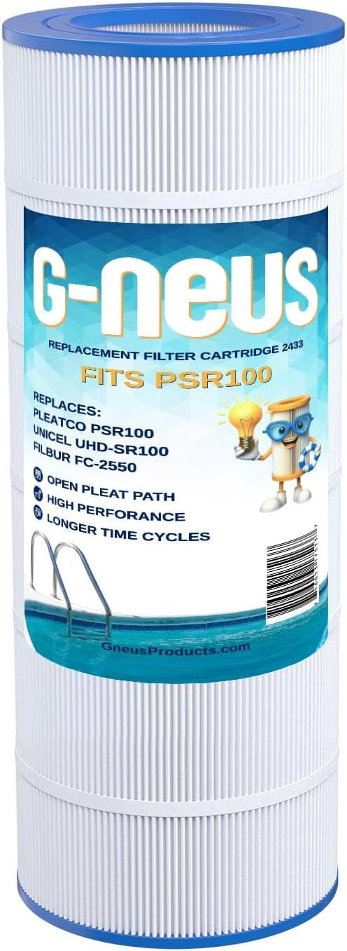 Pool & Spa Filter | Replaces PSR100, UHD-SR100, Sta-Rite Flo WC108 ...
