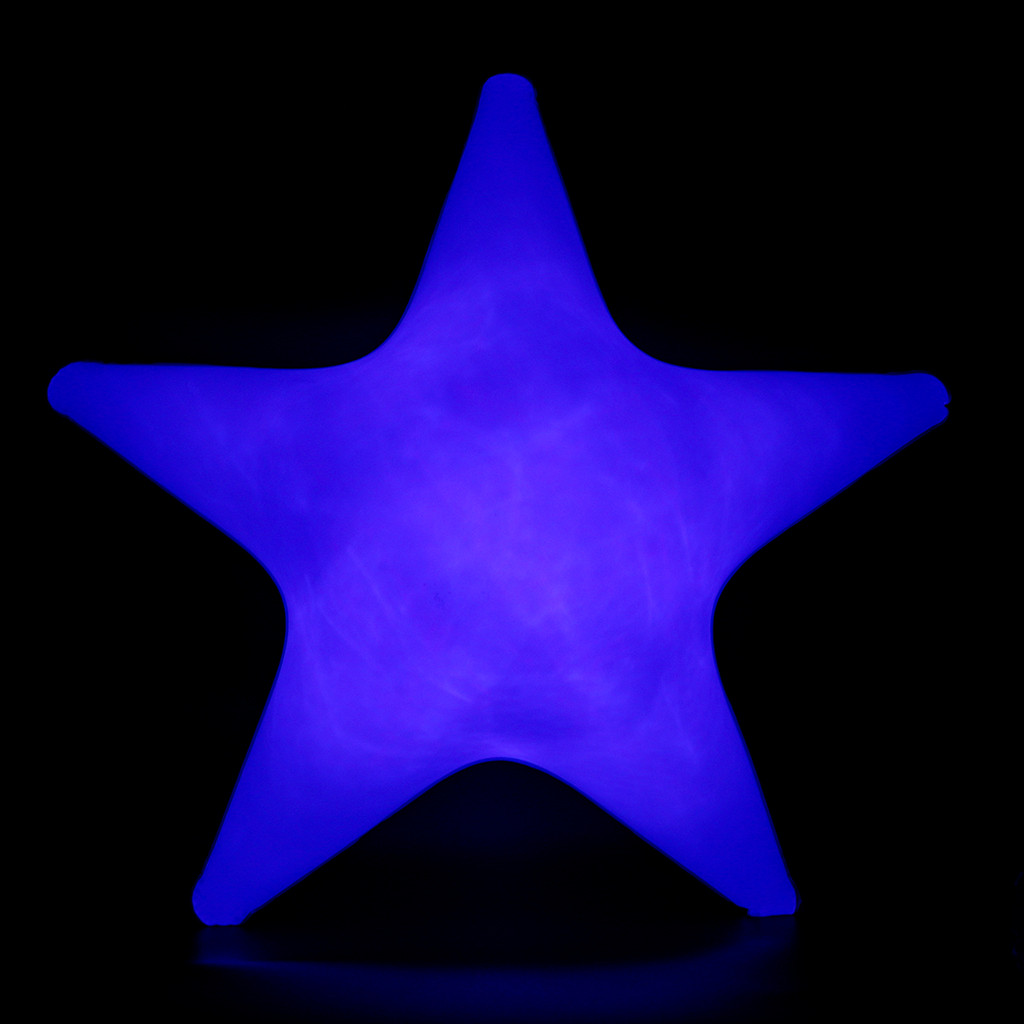 Pool Star Inflatable Glowing 13 LED Glowing Colors Beach Swimming Toy ...