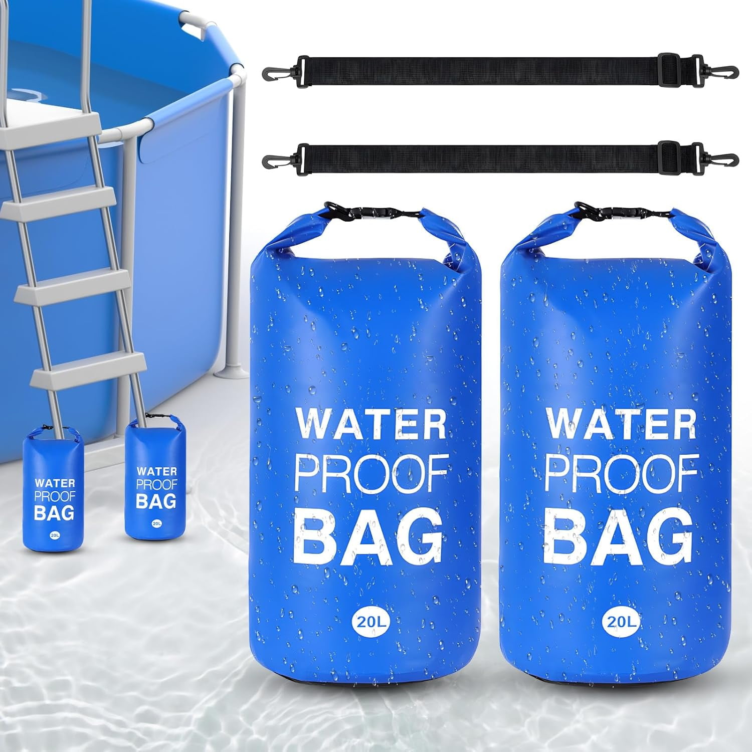 Pool Step Weights, 2Pcs Universal No Breaken Pool Ladder Weights for ...