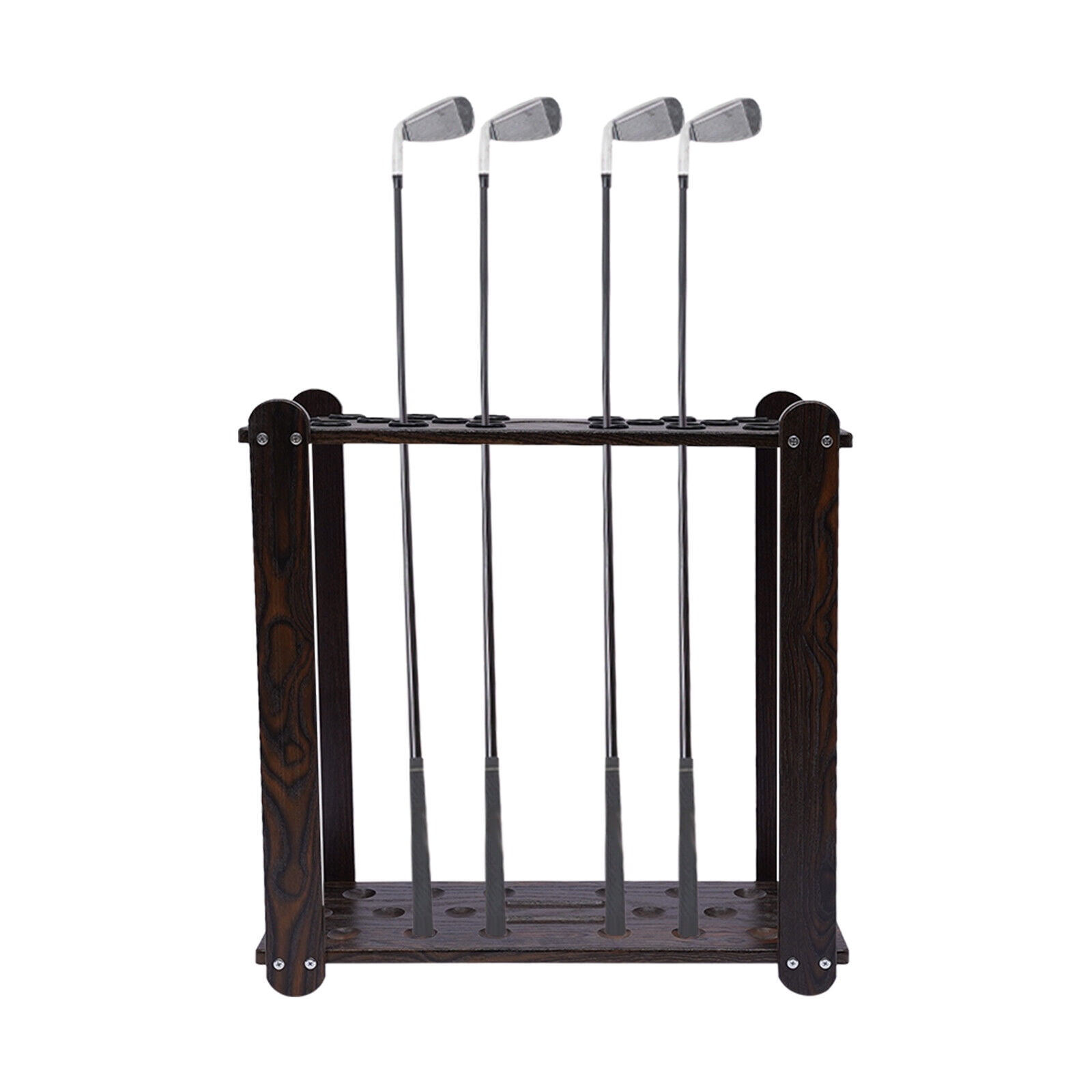 Pool Stick Holder Floor Stand, Billiards Pool Cue Rack Wooden Holds ...