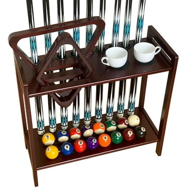 GSE Games & Sports Expert Floor Stand Billiard Pool Cue Racks. Holds 10 ...