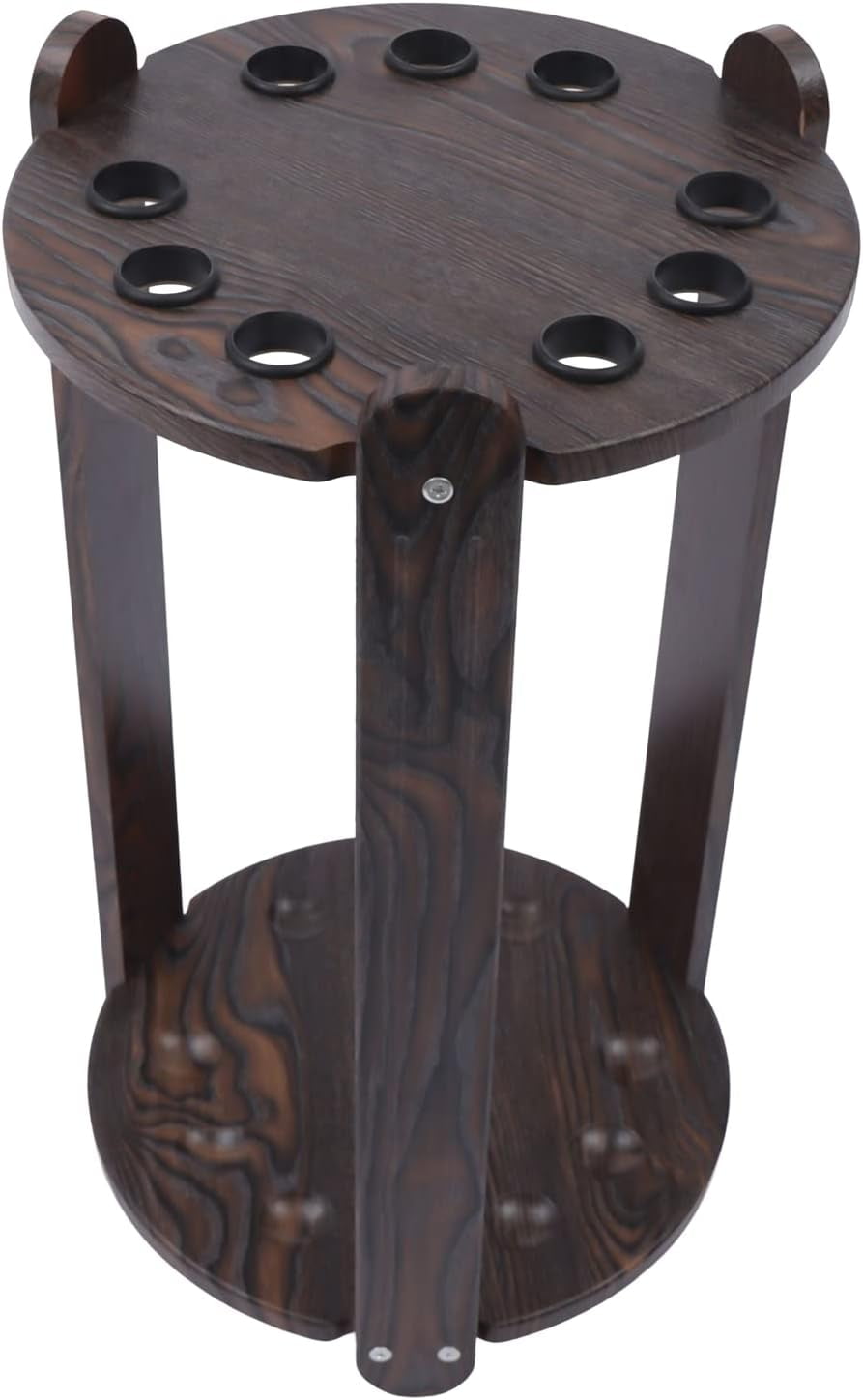 Pool Stick Holder Pool Cue Rack With 9 Hole Ball Cue Holder and Each ...