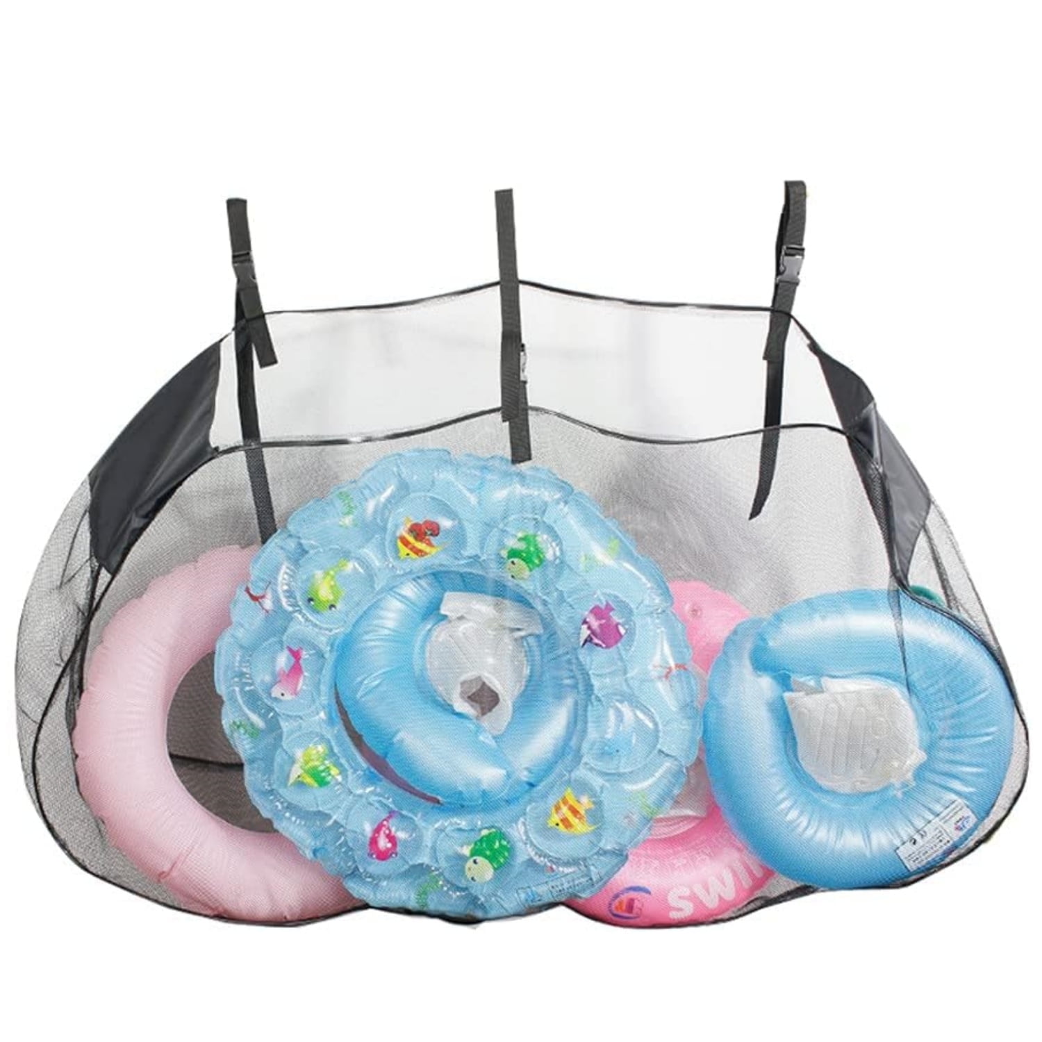 Pool Storage Bag,Swimming Pool Float Storage Bag,Foldable Hanging ...