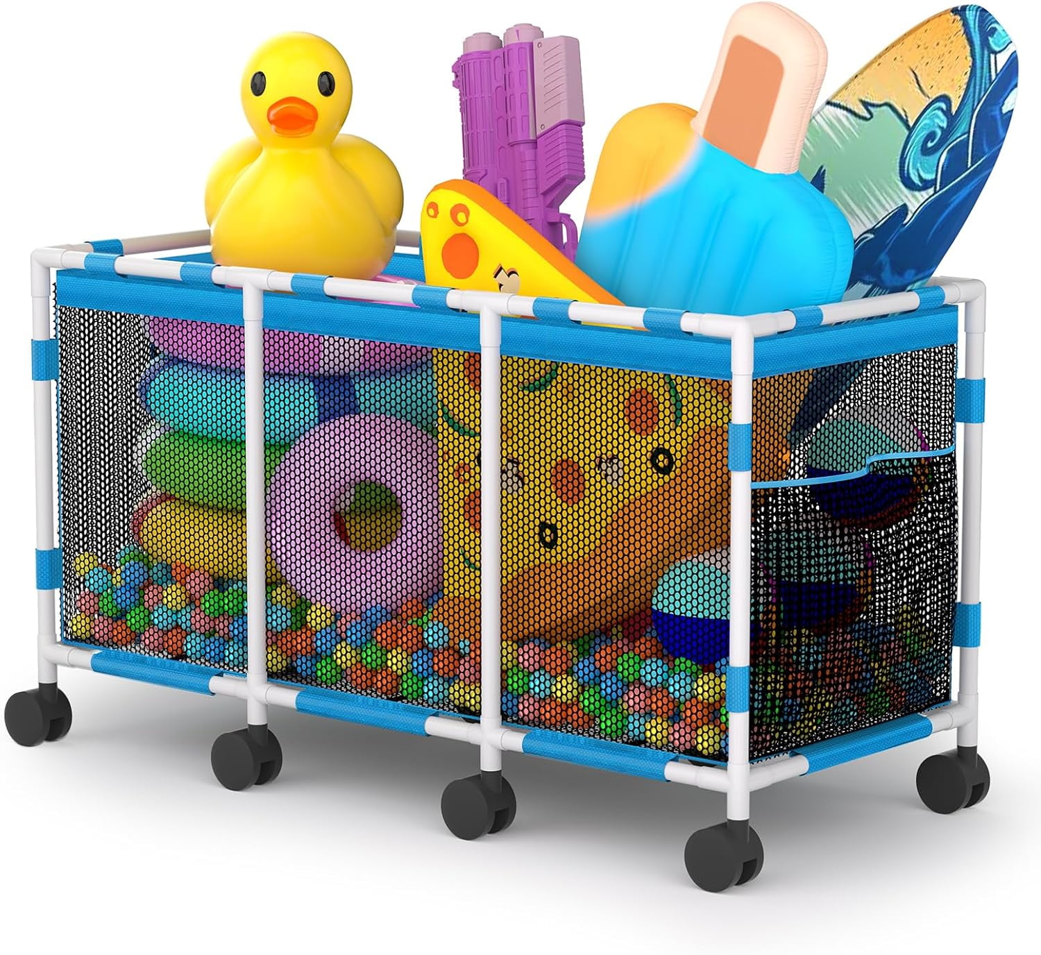 Pool Storage Bin 245 Gallon 72" L Extra Large Pool Float Storage ...