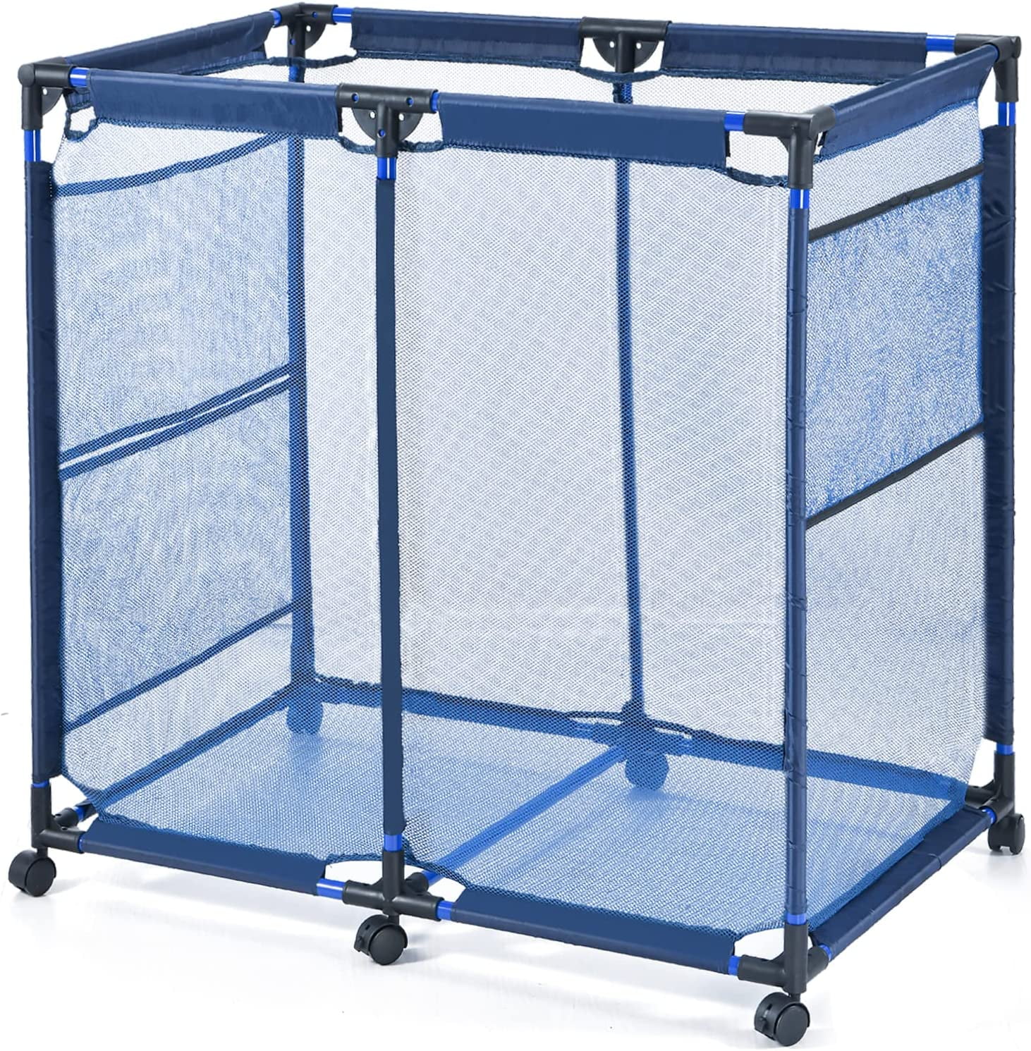 Pool Storage Bin, Pool and Ball Storage Organizer with Nylon Mesh ...