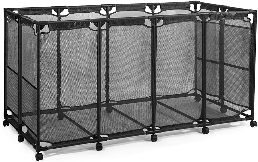Pool Storage Bins Rolling Pool Safety Storage Cart Standard Noodles ...