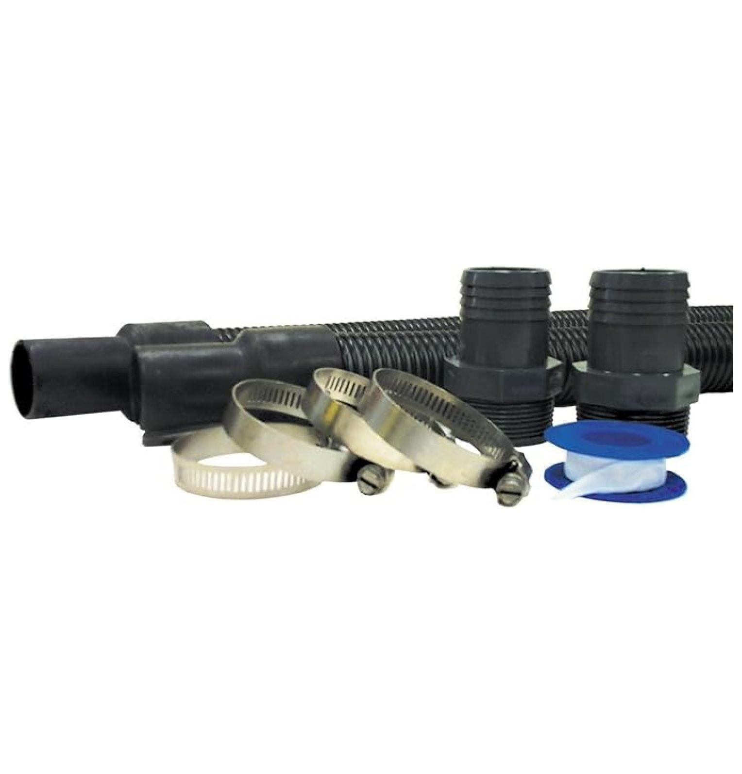 Pool Suction & Discharge Hose Package - 1.5 Inch 6ft Hose, Teflon Tape ...