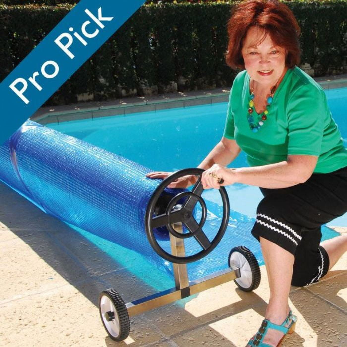 Solar Reels Pro Pick UV Resistant In-Ground Swimming Pool Cover Reels ...