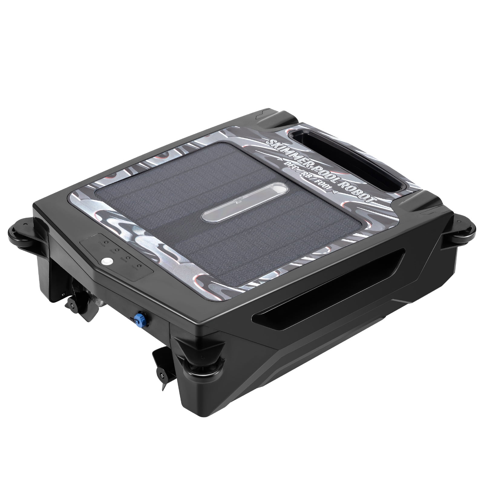 Pool Surface Cleaner Robot Solar/Rechargeable Dual Mode Pool Skimmer ...