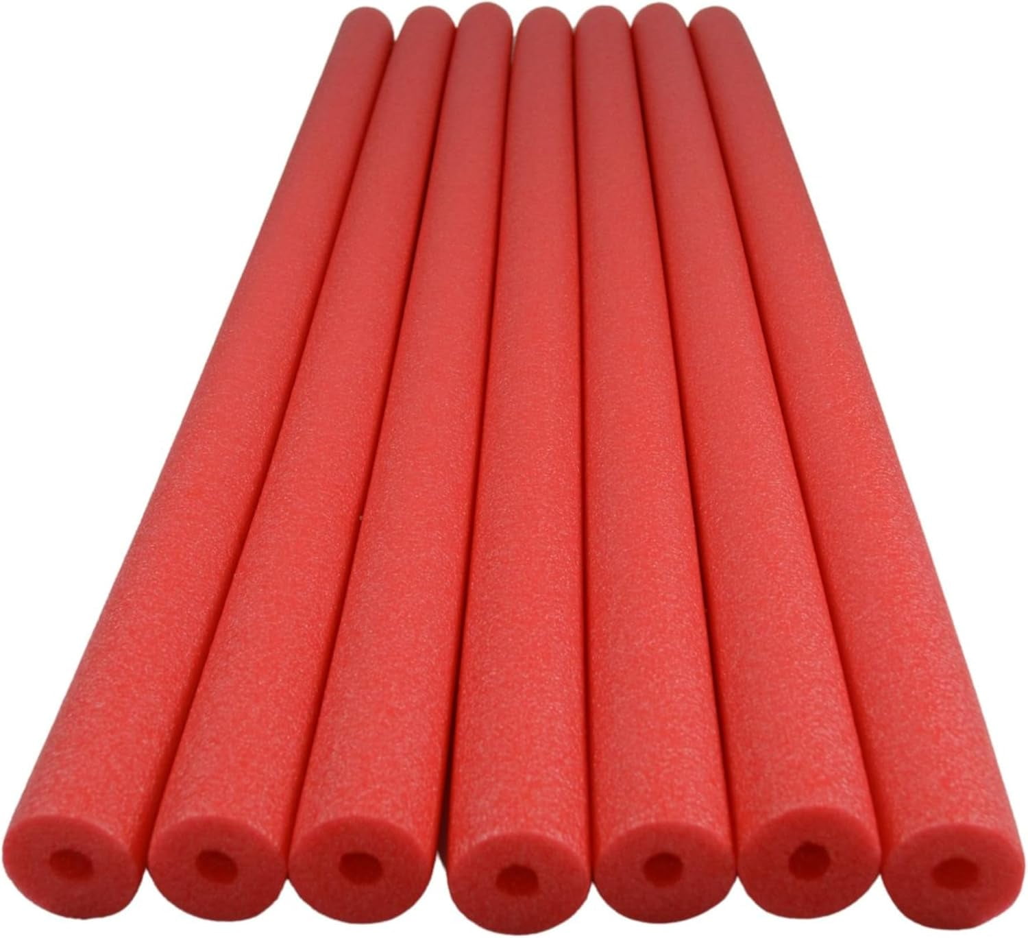 Pool Swim Noodle, LINMOUA 7 Pack 52 Inch Hollow Foam Pool Swim Noodle ...