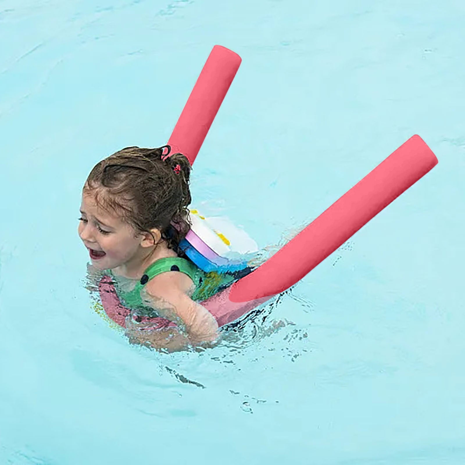 Pool Swim Noodles Foam 47 Inch Soft Large Rainbow Floating Training ...