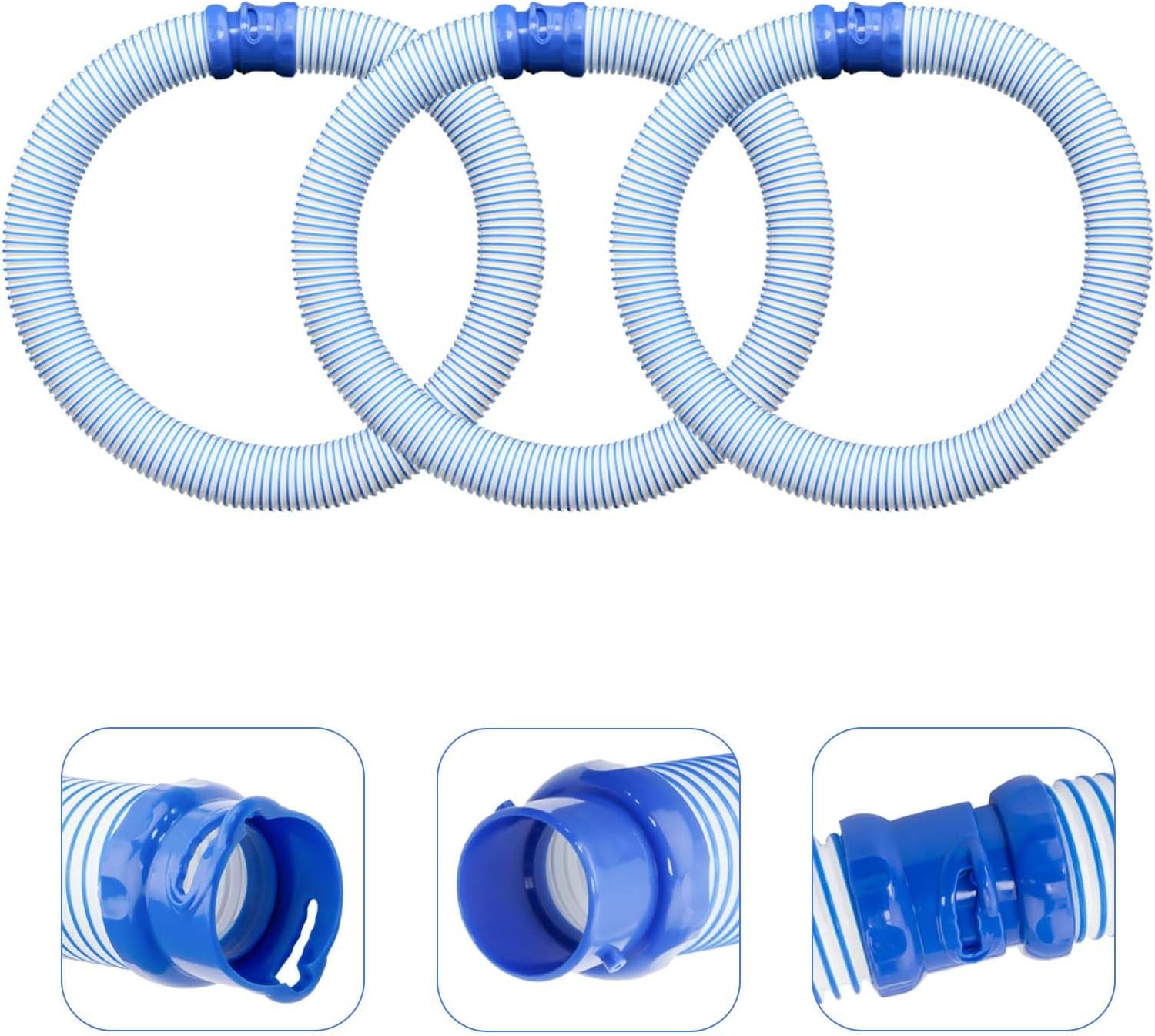 Pool Systems R0527700 1-Meter Twist Lock Hose Replacement Kit, Compatible with Zodiac X7 T3, T5 ...