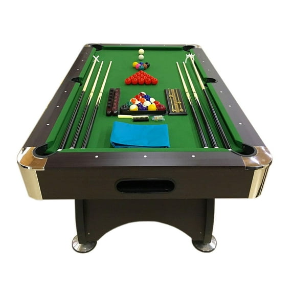 Pool Table 7 Feet with Accessories – Green Season - Walmart.com