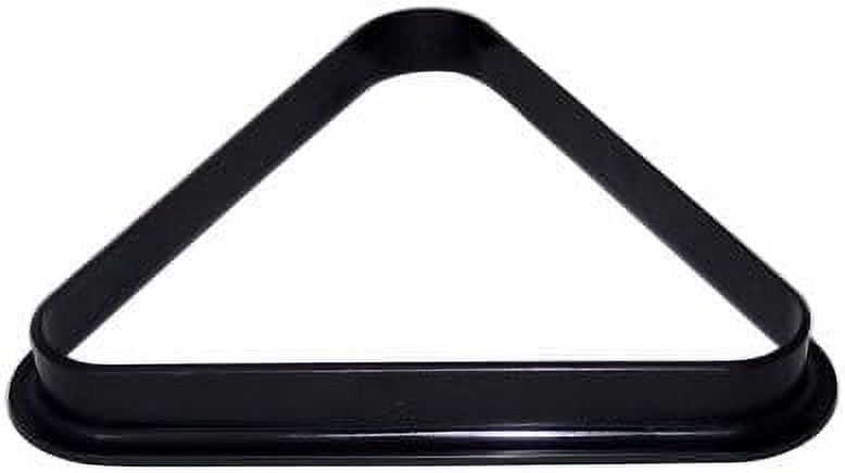 Pool Table Billiard Triangle Rack, Black - Walmart.com