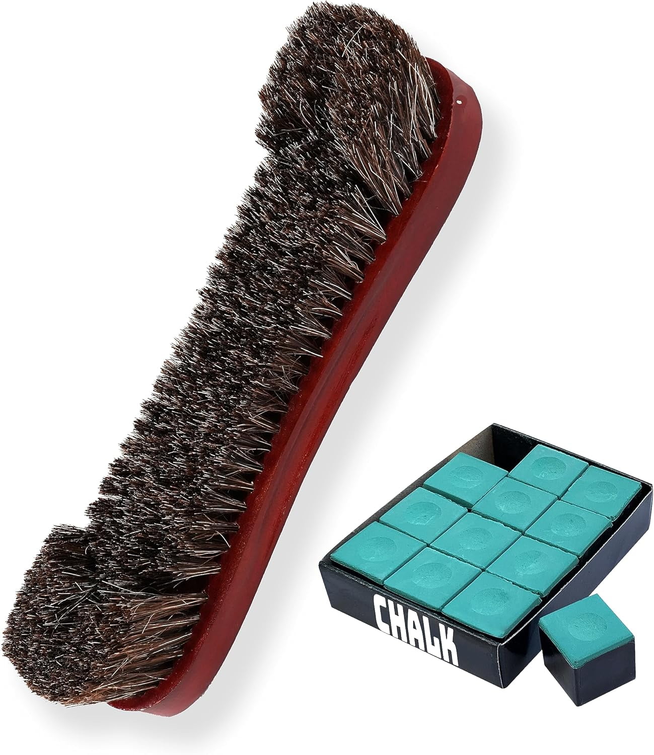 Pool Table Brush for Felt with Real, Authentic Horse Hair Billiards 10. ...