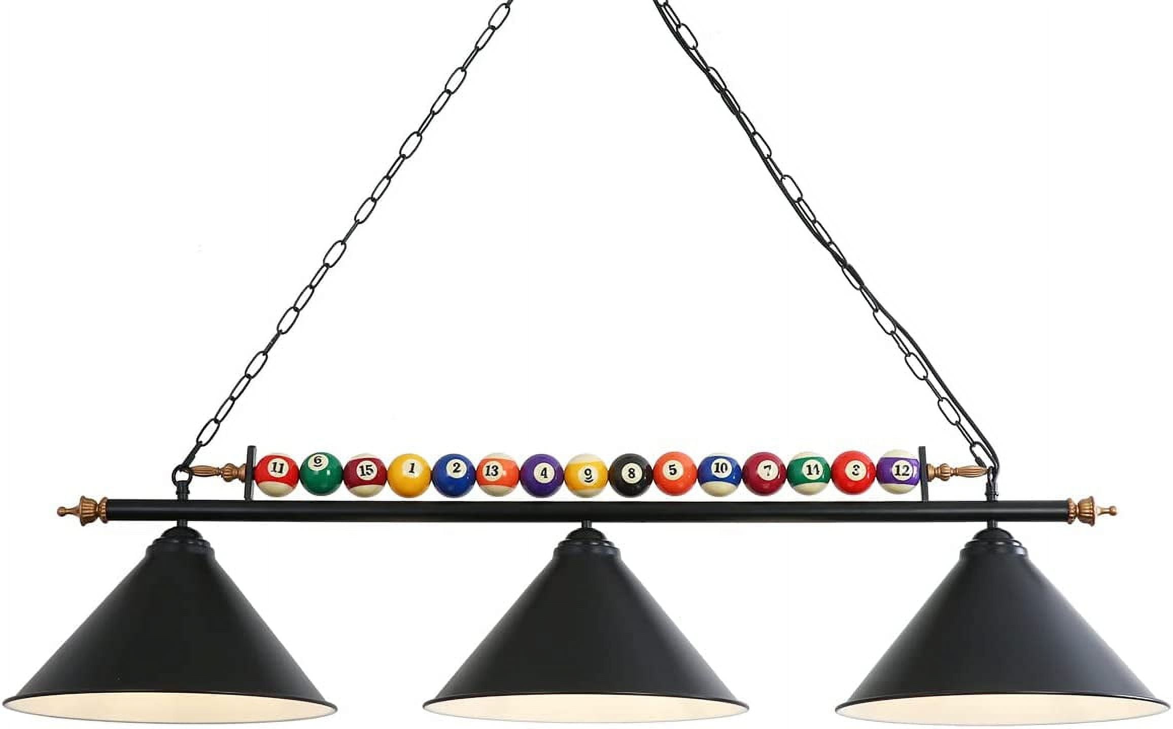 Pool Table Light, 47" Pool Table Lights Lighting Fixture for 7' 8' Pool ...