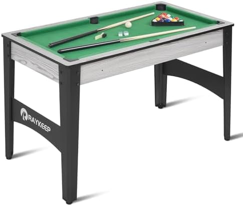 Pool Table, Mini Billiard Table /Balls, Cues, Chalk, Brush and Triangle ...