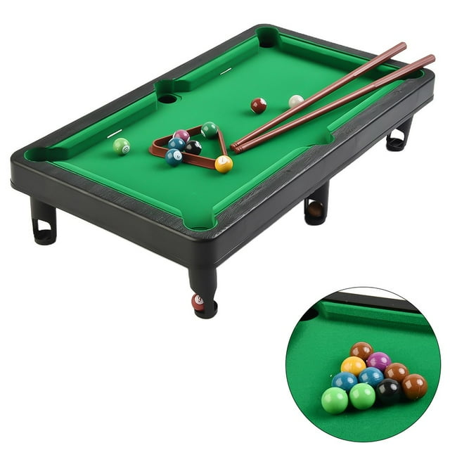 Pool Table Playset Top Game for Kids Adults Portable Interactive Stress ...