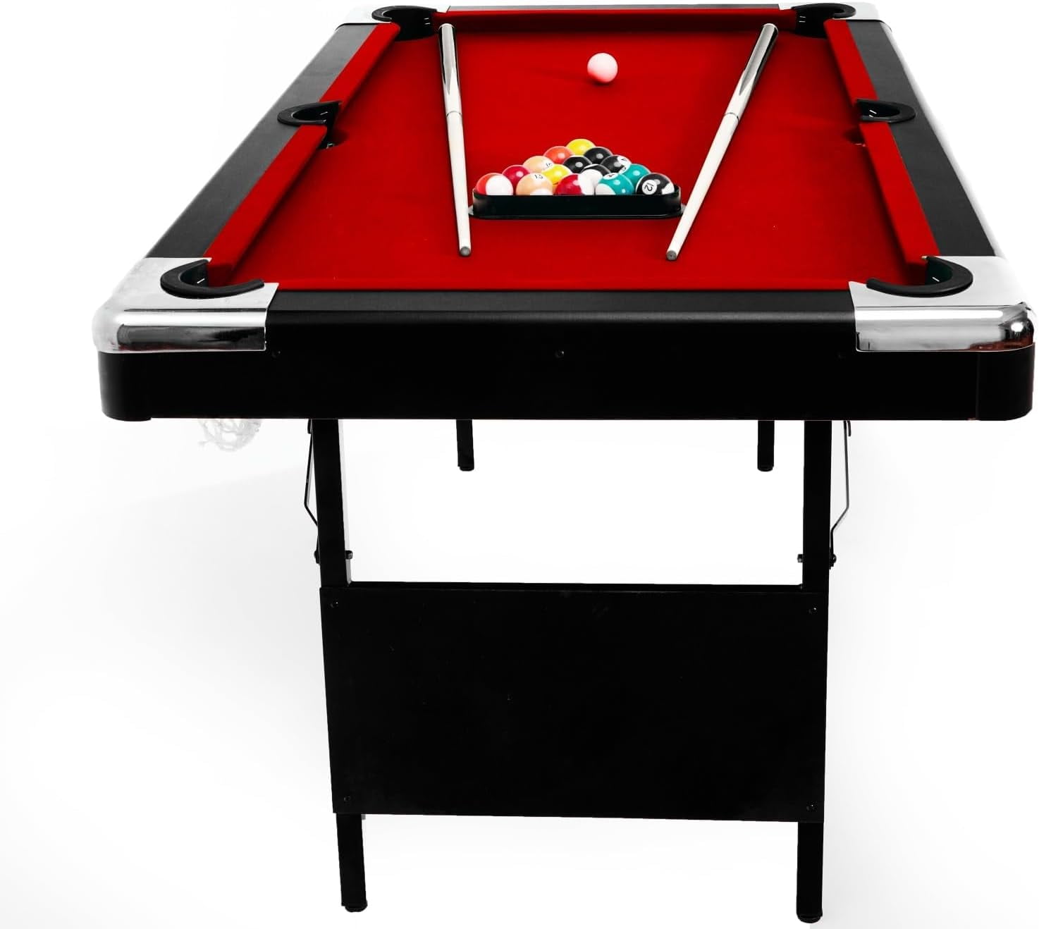 Pool Table, Portable Foldable Billiard Table, Travel Pool Table with ...