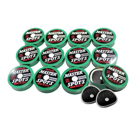 Pool Table Spots - Tefco Master Spots, 144 Pack - 1-1/4" Regulation ...