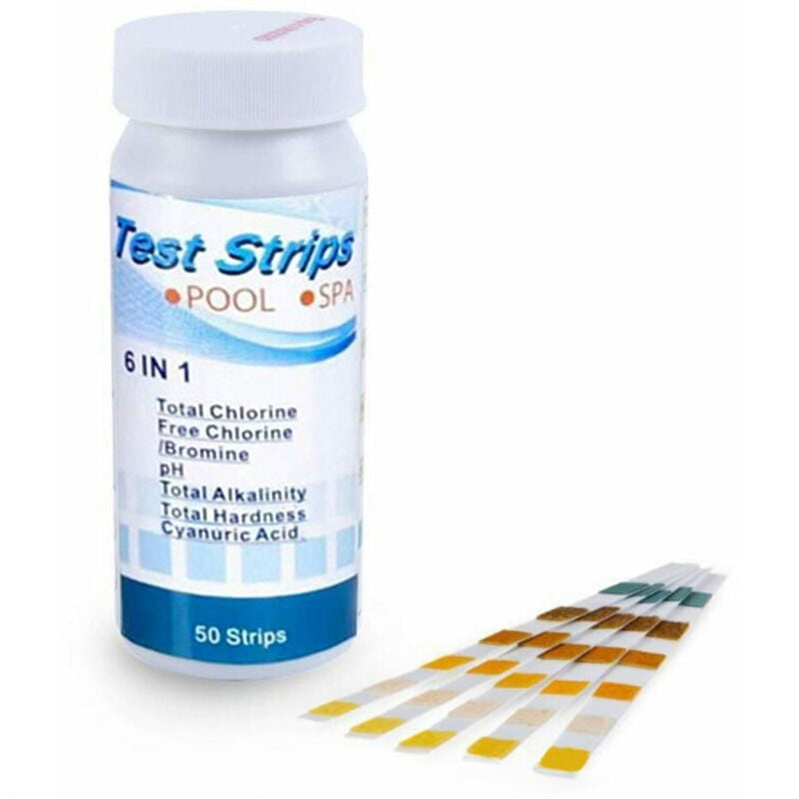 Pool Test Kit With Accurate Results For Swimming Pools, 50 Count, Water ...