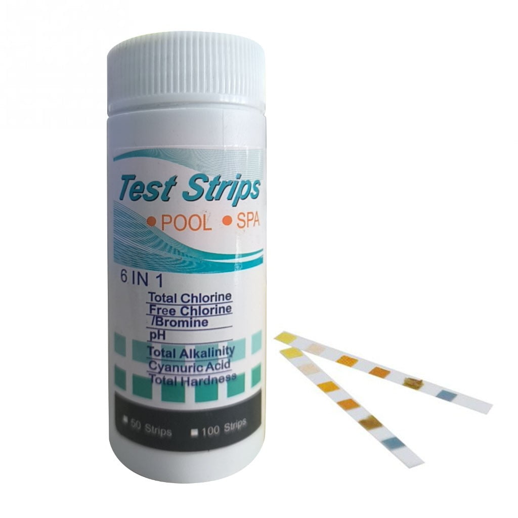 Pool Test Strips,6 IN 1 Test strips Pool Spa Spa Easy and Fast ...