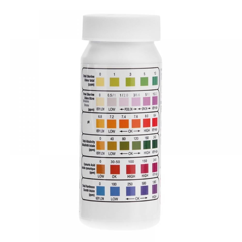 Pool Test Strips Portable Water Testing Kit Designed For Swimming Pools ...