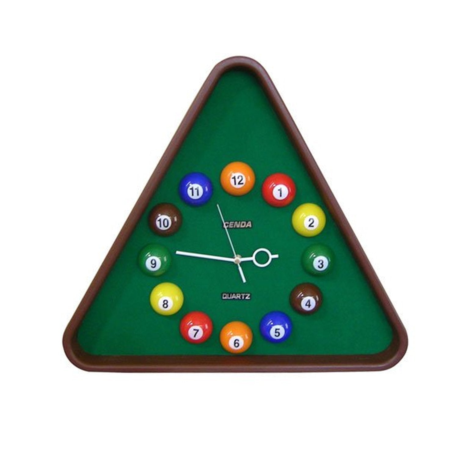 Pool Theme Triangular Shape Plastic Clock, Multicolor - Walmart.com