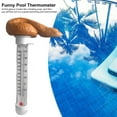 Pool Thermometer Floating Easy Read, Funny Poop Prank Water Temperature ...