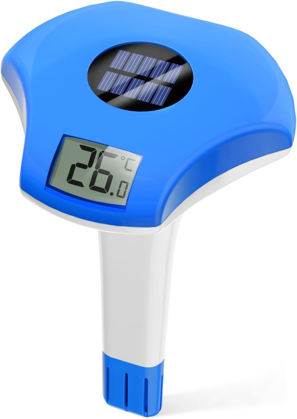 Pool Thermometer Floating Easy Read，Solar Pool Thermometer with Digital ...