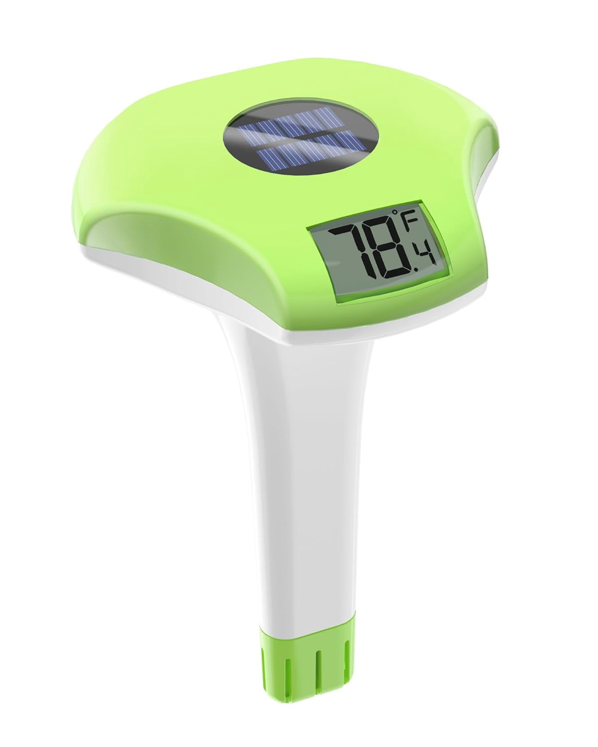 Pool Thermometer Floating Easy Read, Solar powerd with LCD Large ...