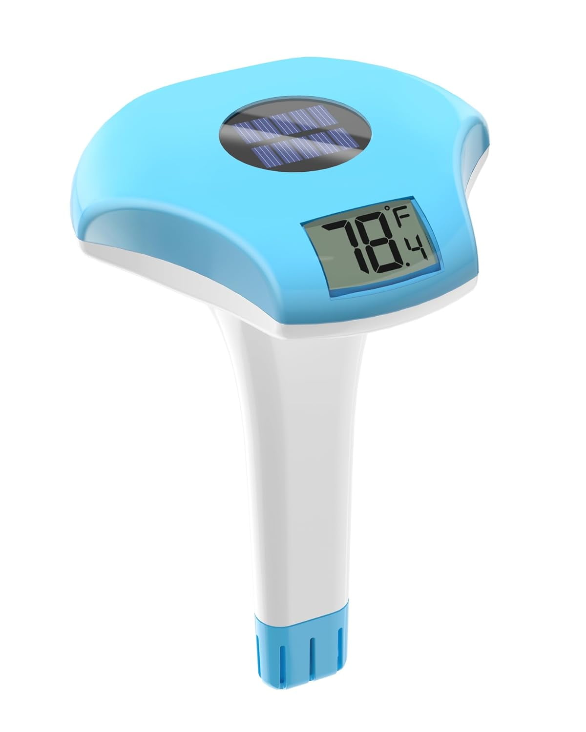 Pool Thermometer Floating Easy Read, Solar powerd with LCD Large ...