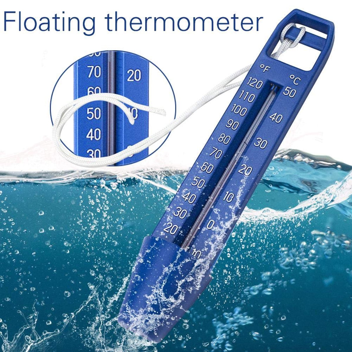 Pool Thermometer Premium Water Thermometers With String Degrees And ...