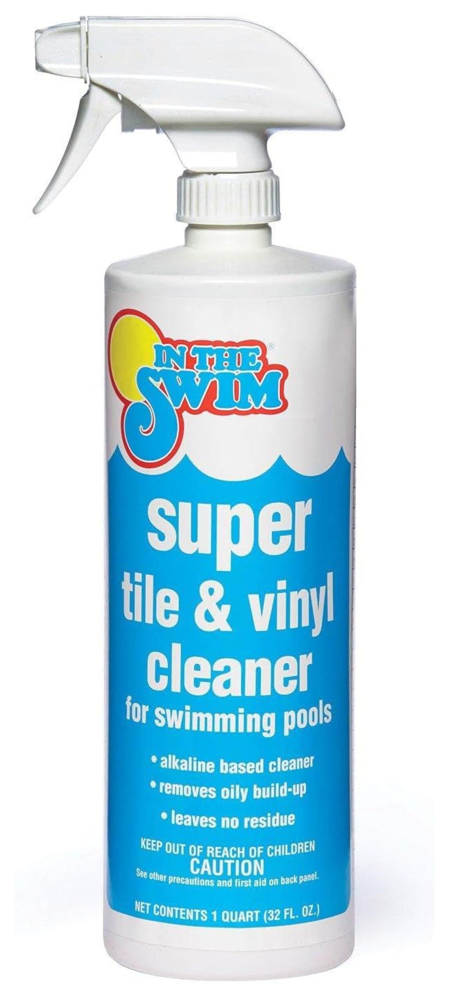 Pool Tile & Vinyl Cleaner - 1 Quart - Alkaline Degreaser for Swimming ...