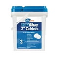 Pool Time MaxBlue Chlorine Tabs, 3 Inch Chlorinator Tablets, 6-in-1 ...