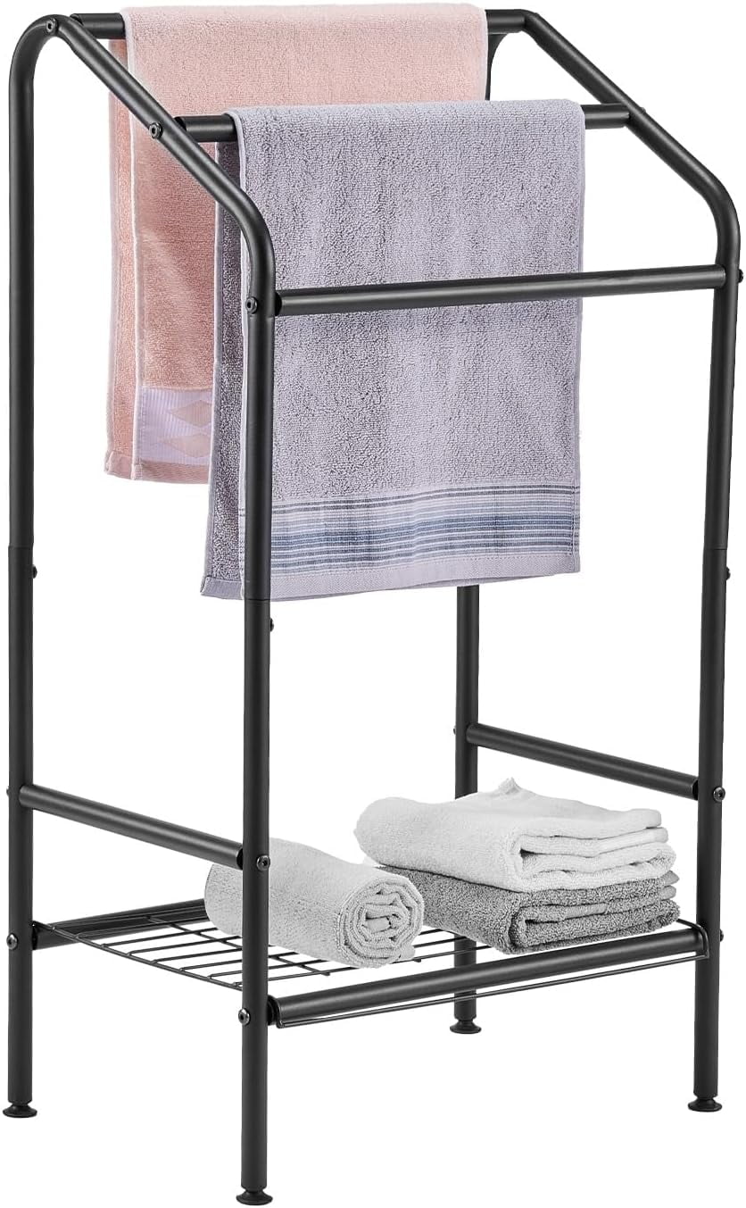 Pool Towel Rack, 8 Bars Outdoor PVC Towel Holder, Freestanding Pool ...